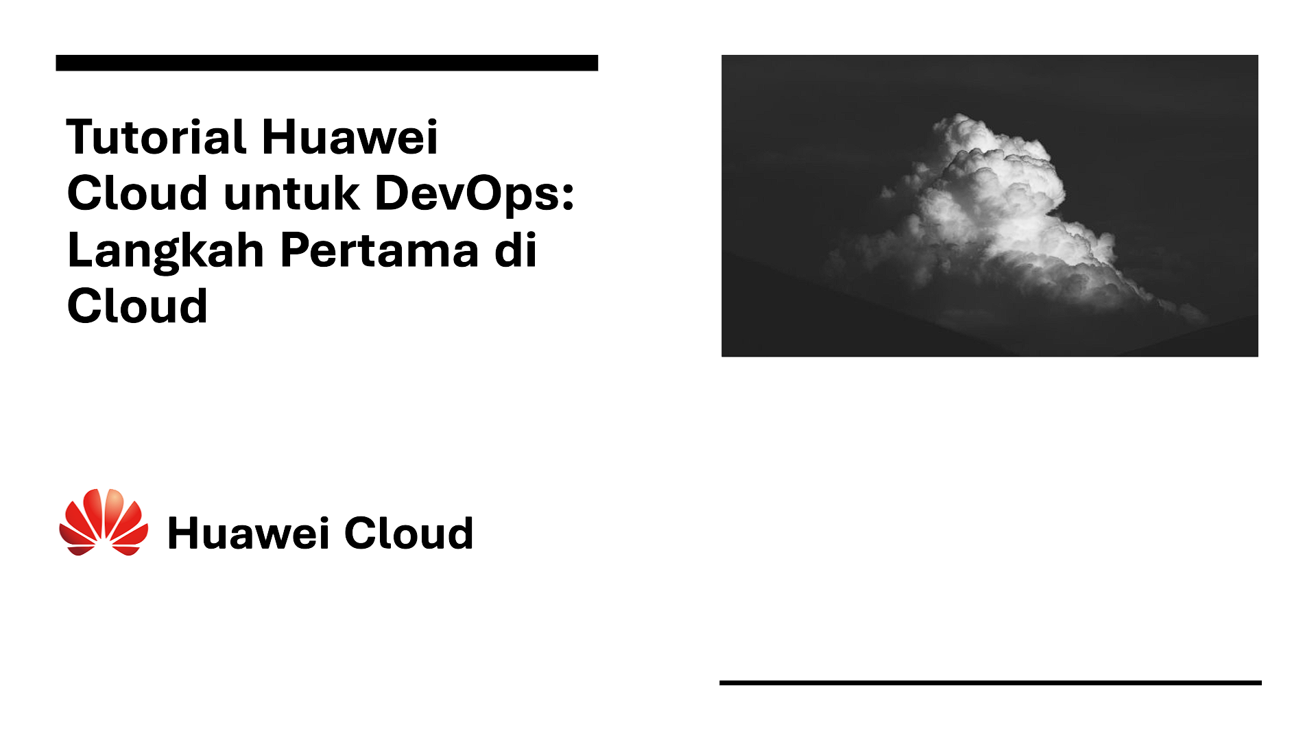 Tutorial Huawei Cloud untuk DevOps: Langkah Pertama di Cloud - Aerish
